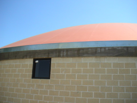 Rain Gutters and the Monolithic Dome