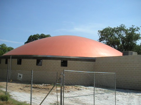 Rain Gutters and the Monolithic Dome